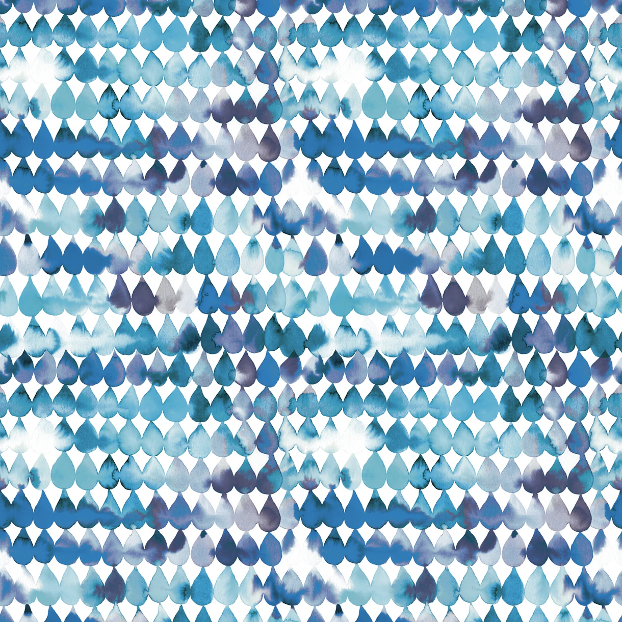 Rain Blue Drops Wallpaper - Shop Now at Happywall