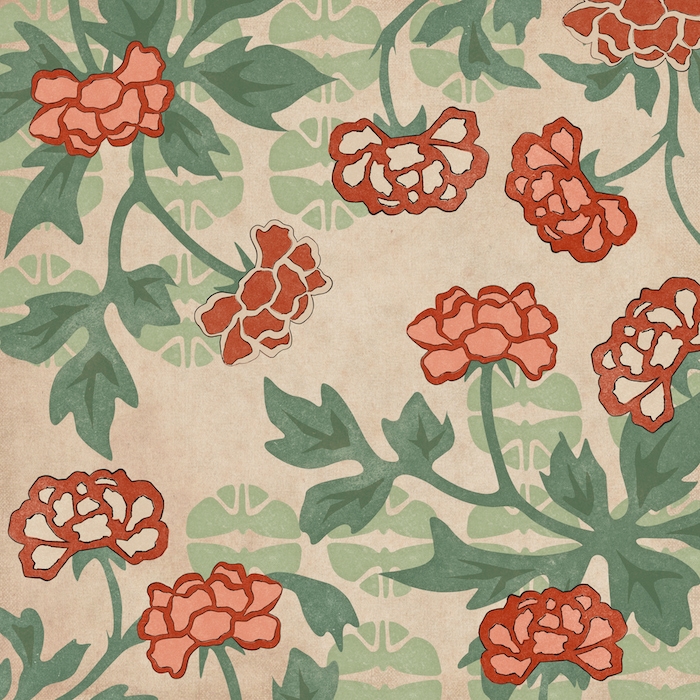 Vintage Japanese Floral Sieraden / Documenten Doos In Lakwerk