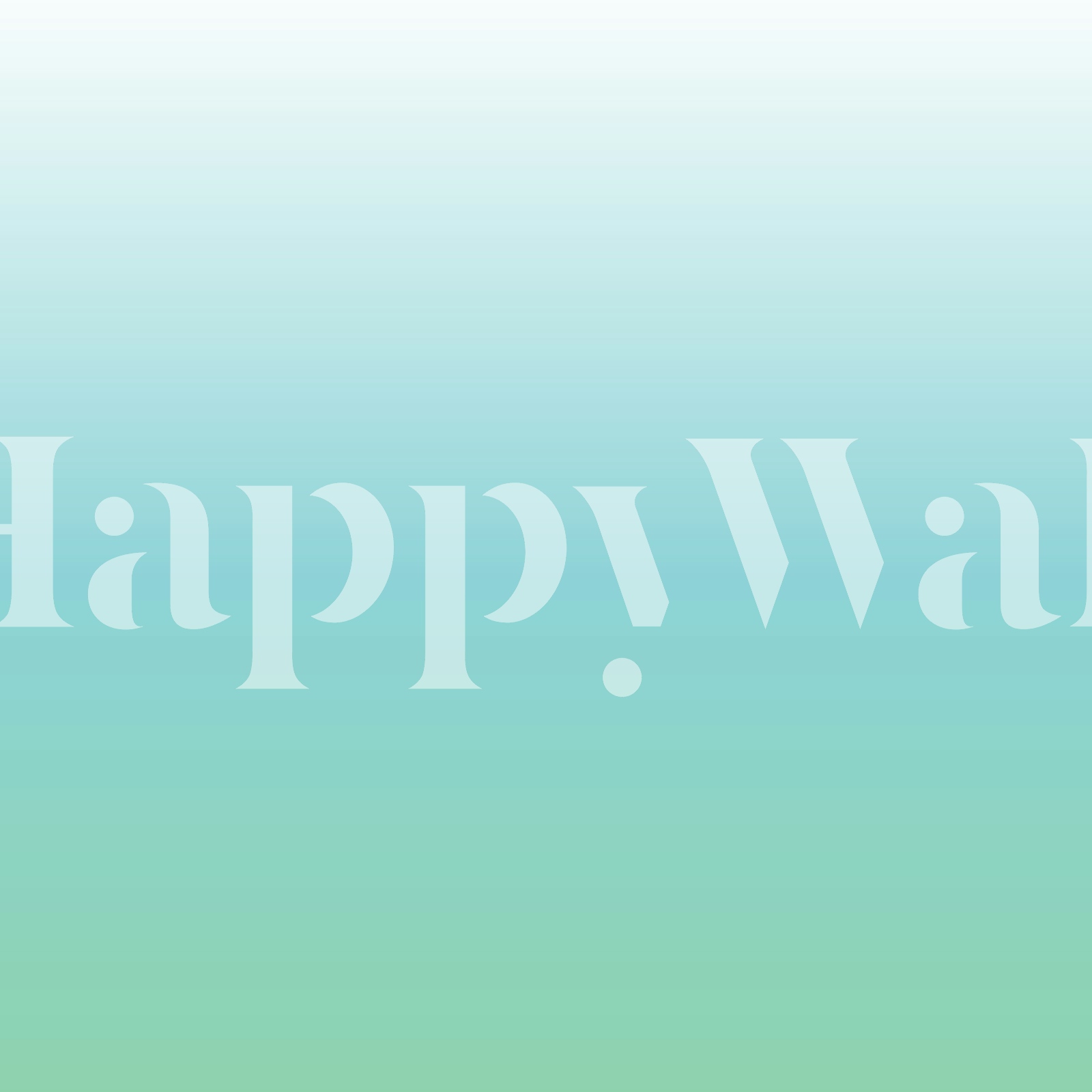 Mint and Blue Gradient Wallpaper