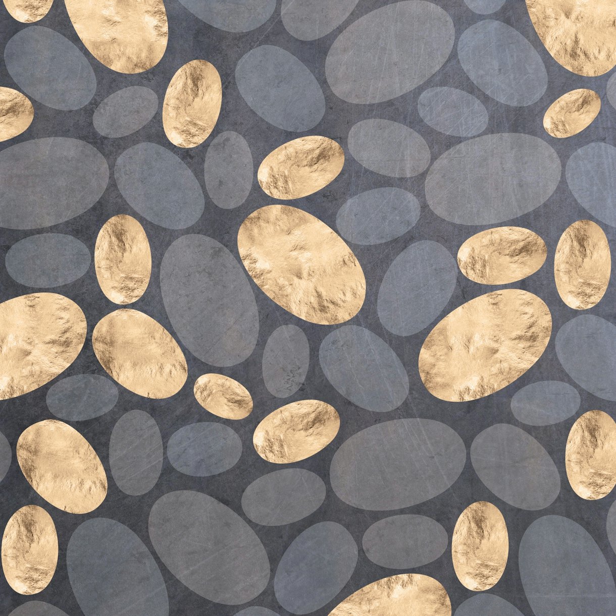 Golden and Indigo Eggs Wallpaper | Buy Colorful Wallpapers Online ...