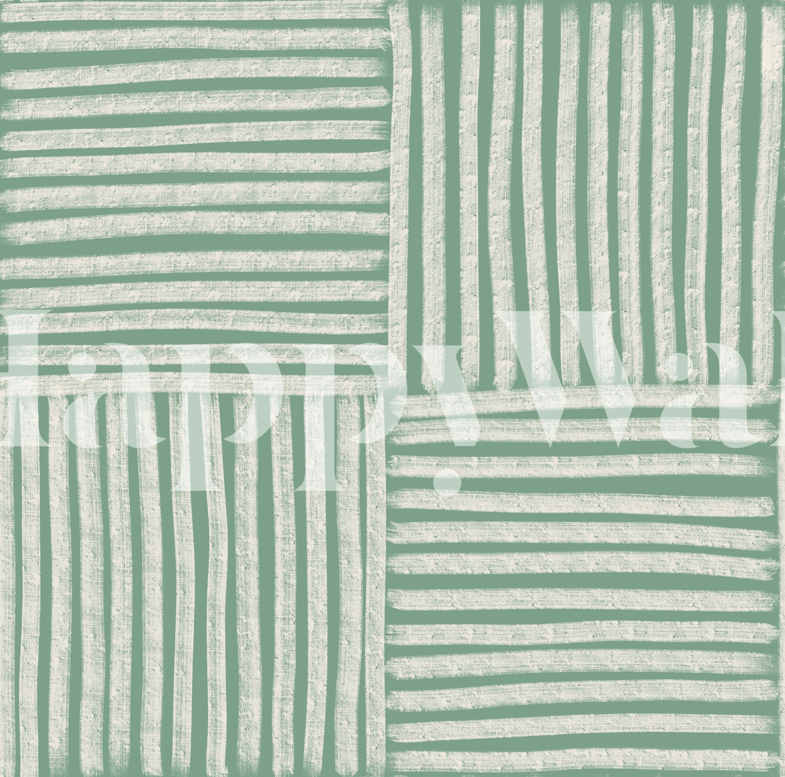 Boho Modern Seafoam Green Wallpaper