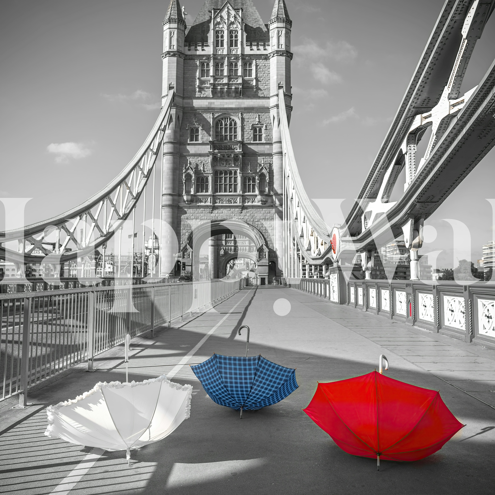 Tower Bridge Awash with Color - happywall.com