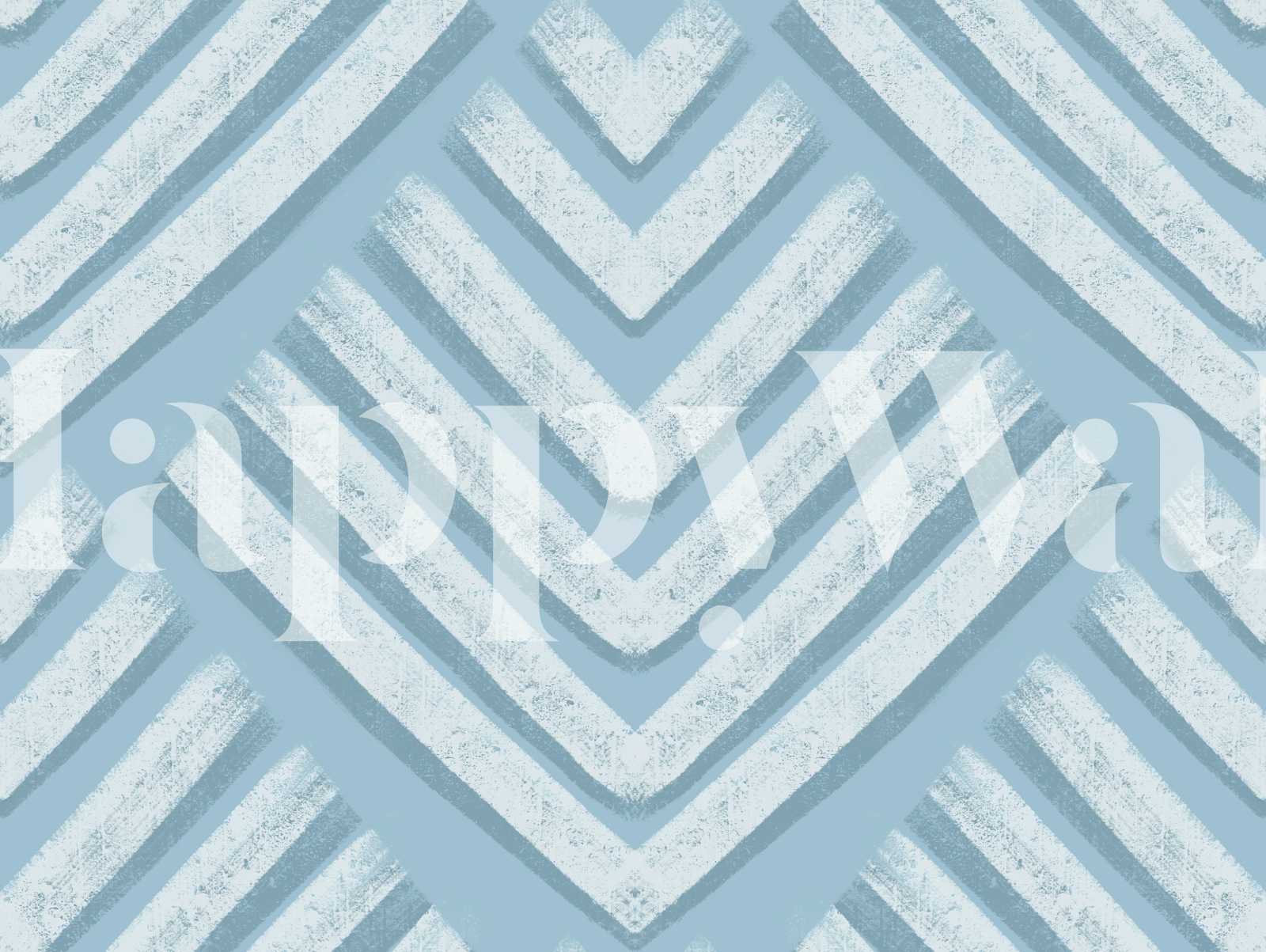 Light Blue Geometric Wallpaper for Modern Decor