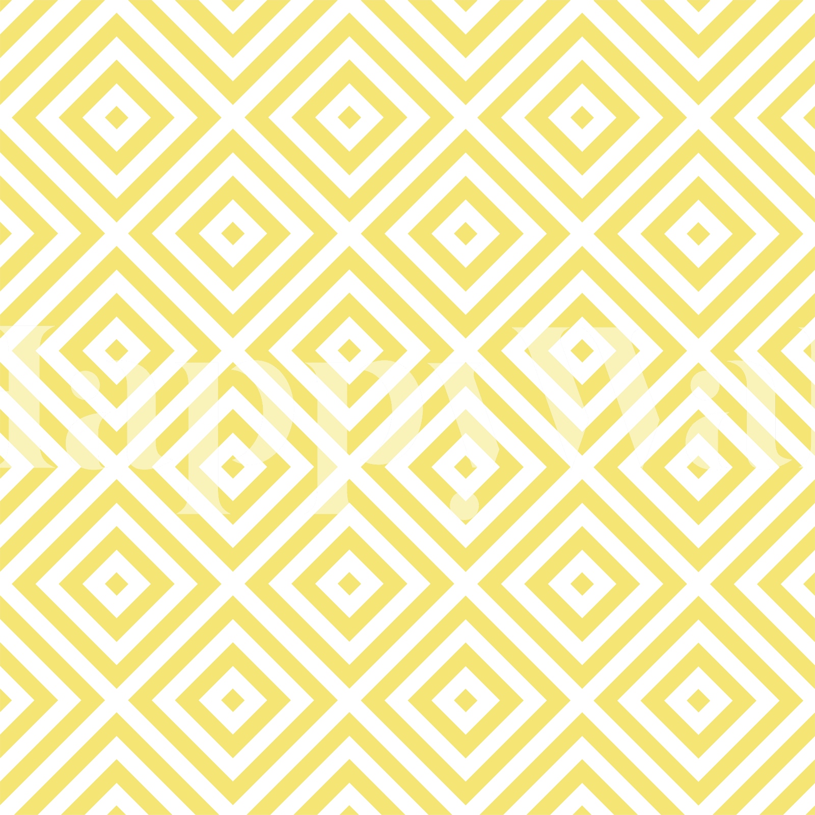 Yellow Geometric Square Wallpaper