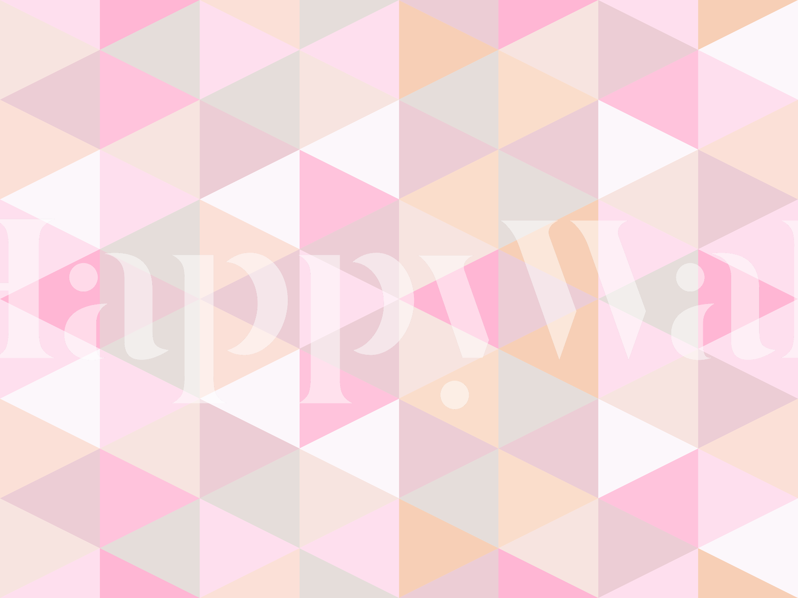 Pastel Pink Geometric Wallpaper