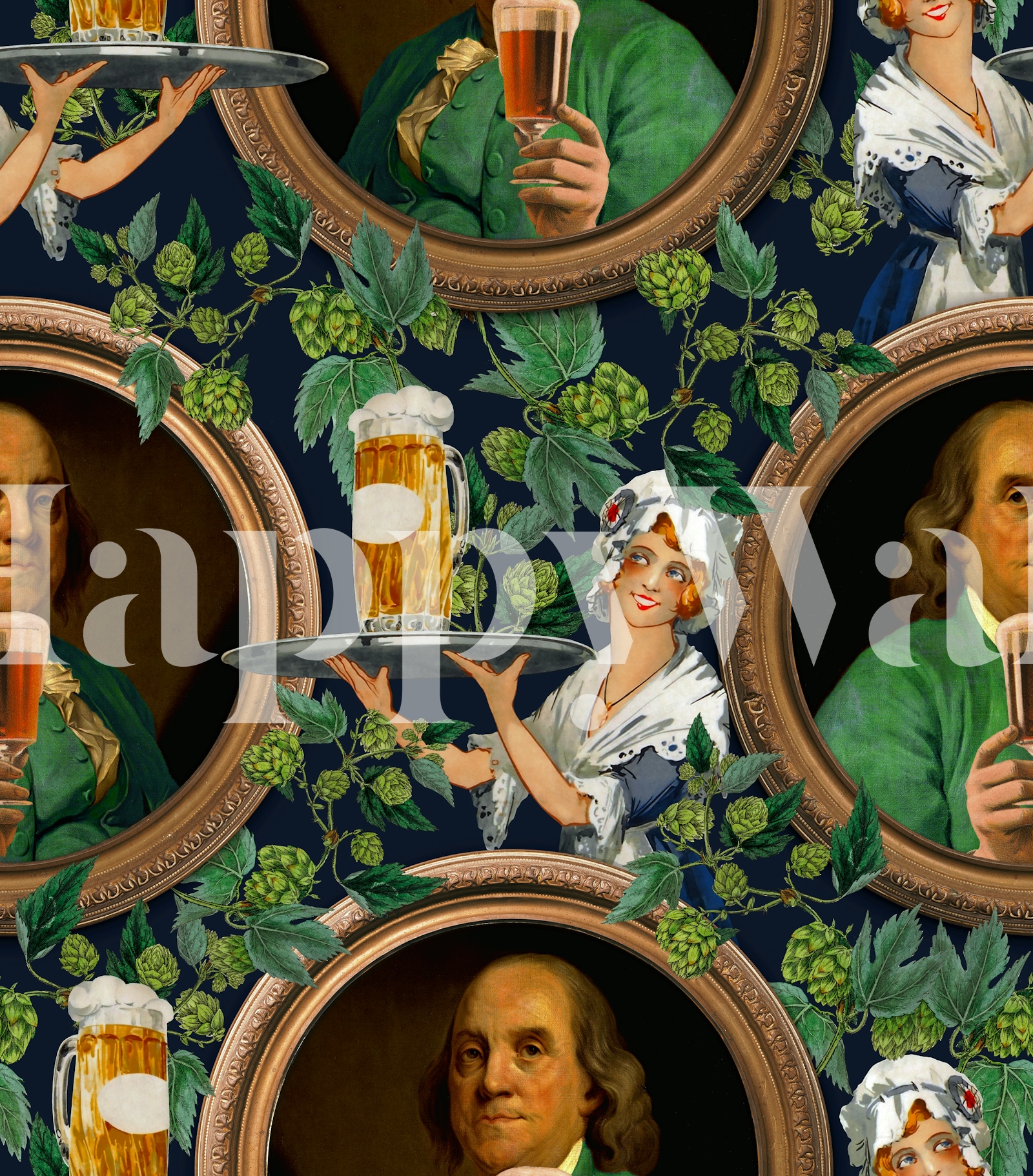 Benjamin Franklin Wallpaper | Happywall.com