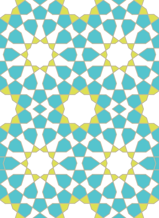 Turquoise Geometric Wallpaper for Modern Homes