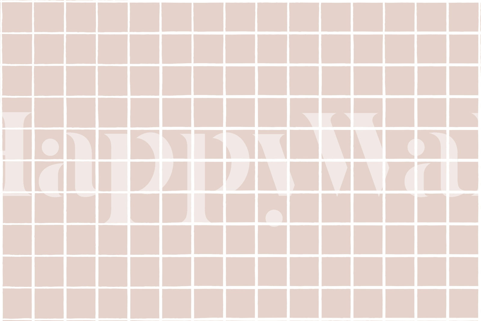 Blush Pink Grid Wallpaper | happywall.com