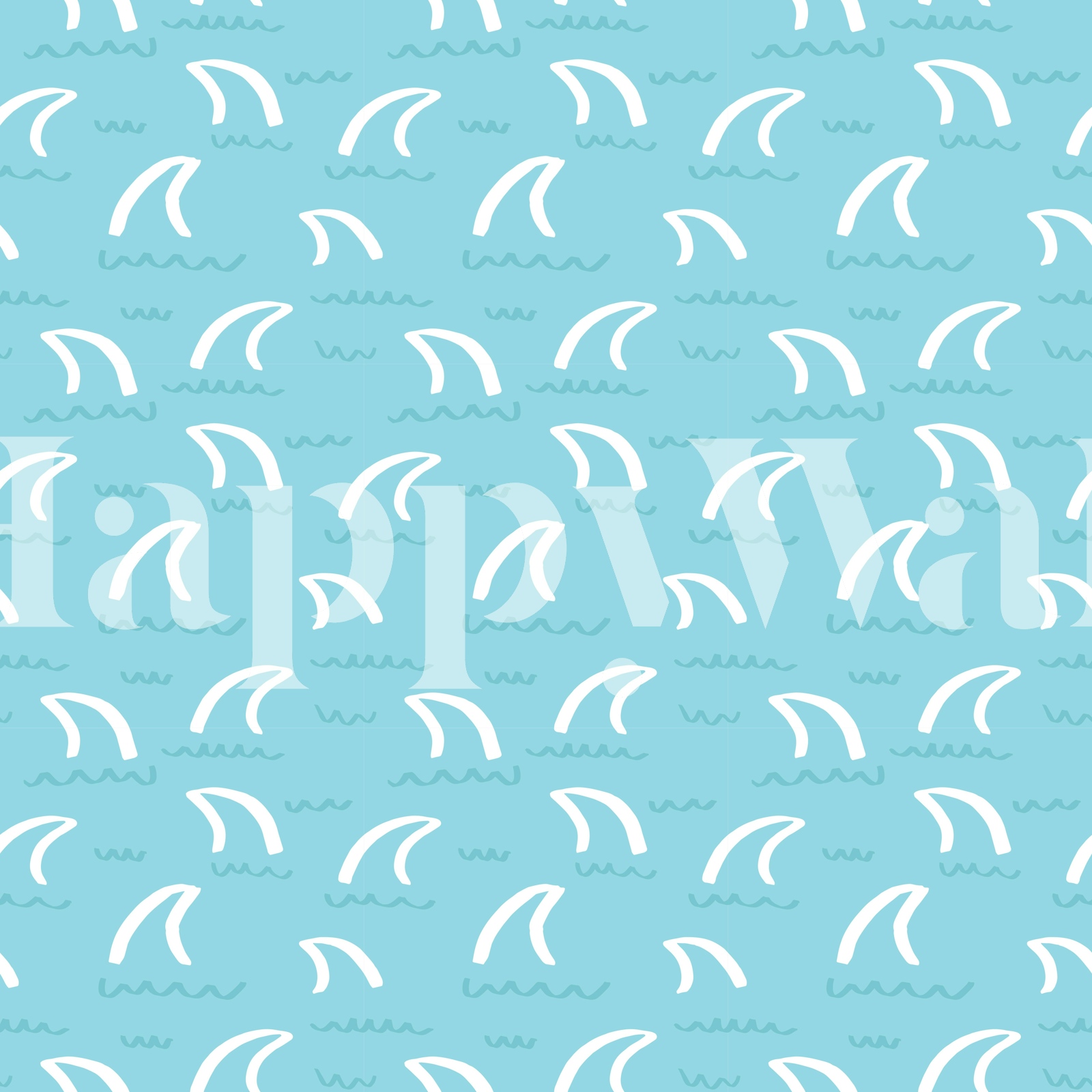 Shark Fins wallpaper | Happywall