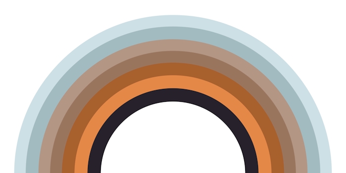 Modern Rainbow Wallpaper | happywall.com