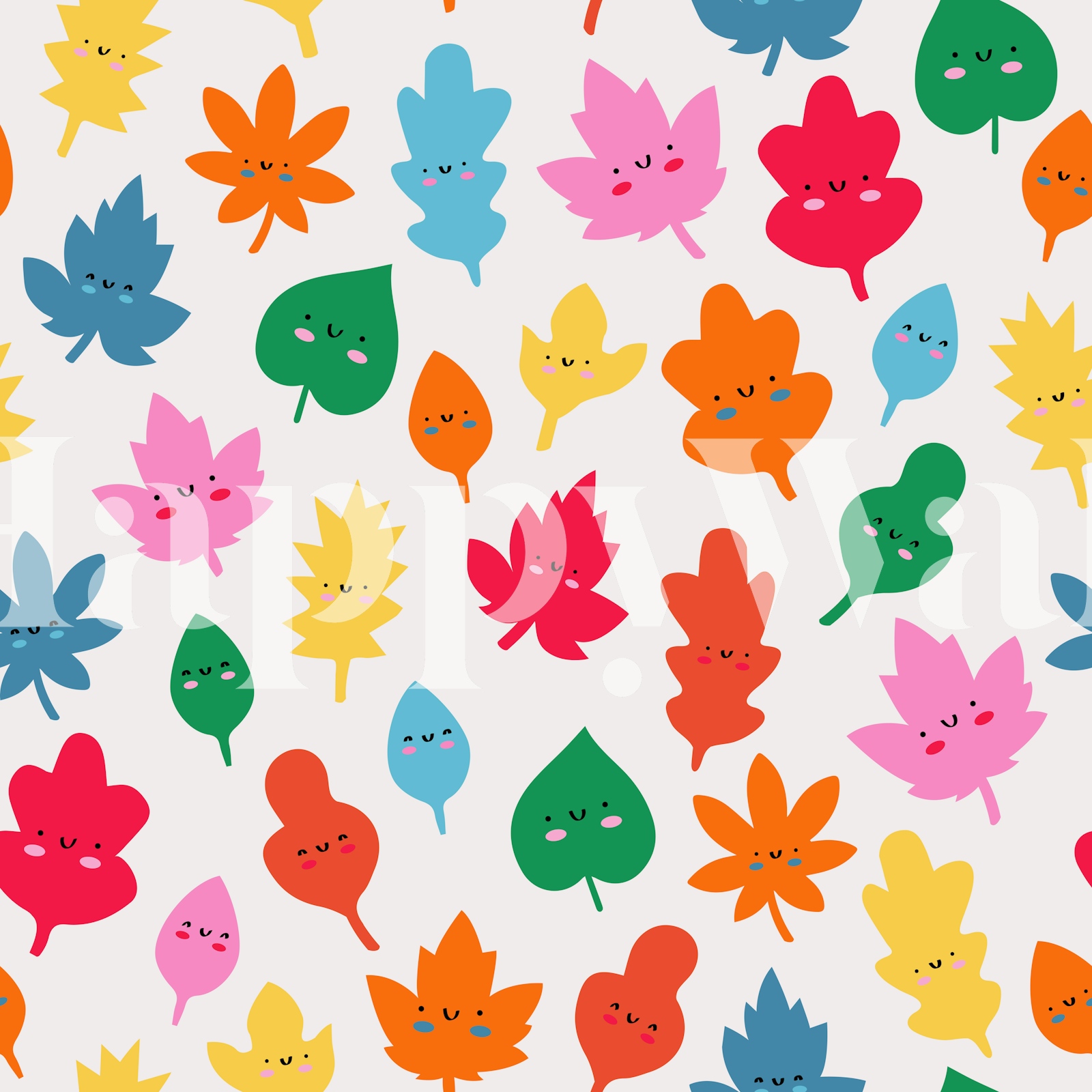 Autumn Colourful Leaves Wallpaper | happywall.com