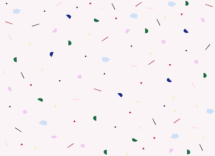 Mural Happy Shapes - Wallpaper