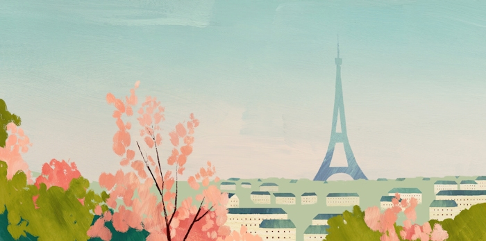 Paris in Spring Wallpaper | happywall.com