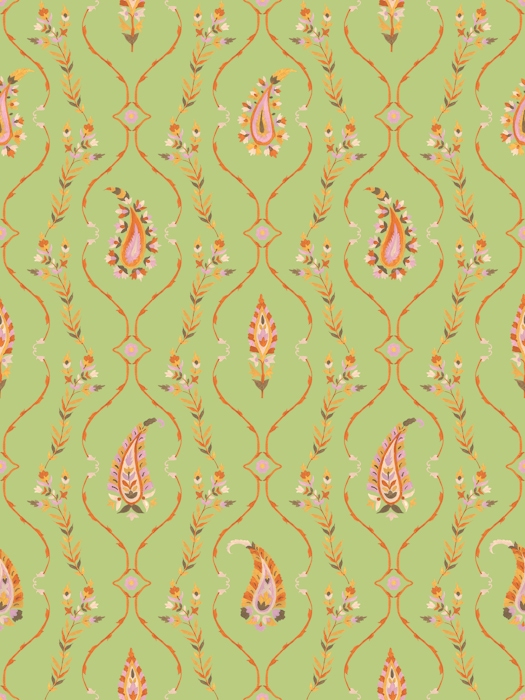 Pashmina Paisley Wallpaper - happywall.com