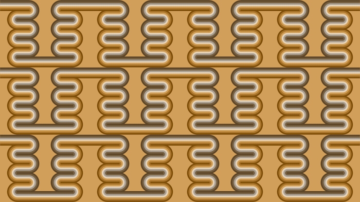 Curvy Lines Pattern Wallpaper - happywall.com