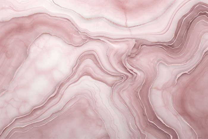 Rose Gold Marble Wallpaper for Modern Interiors