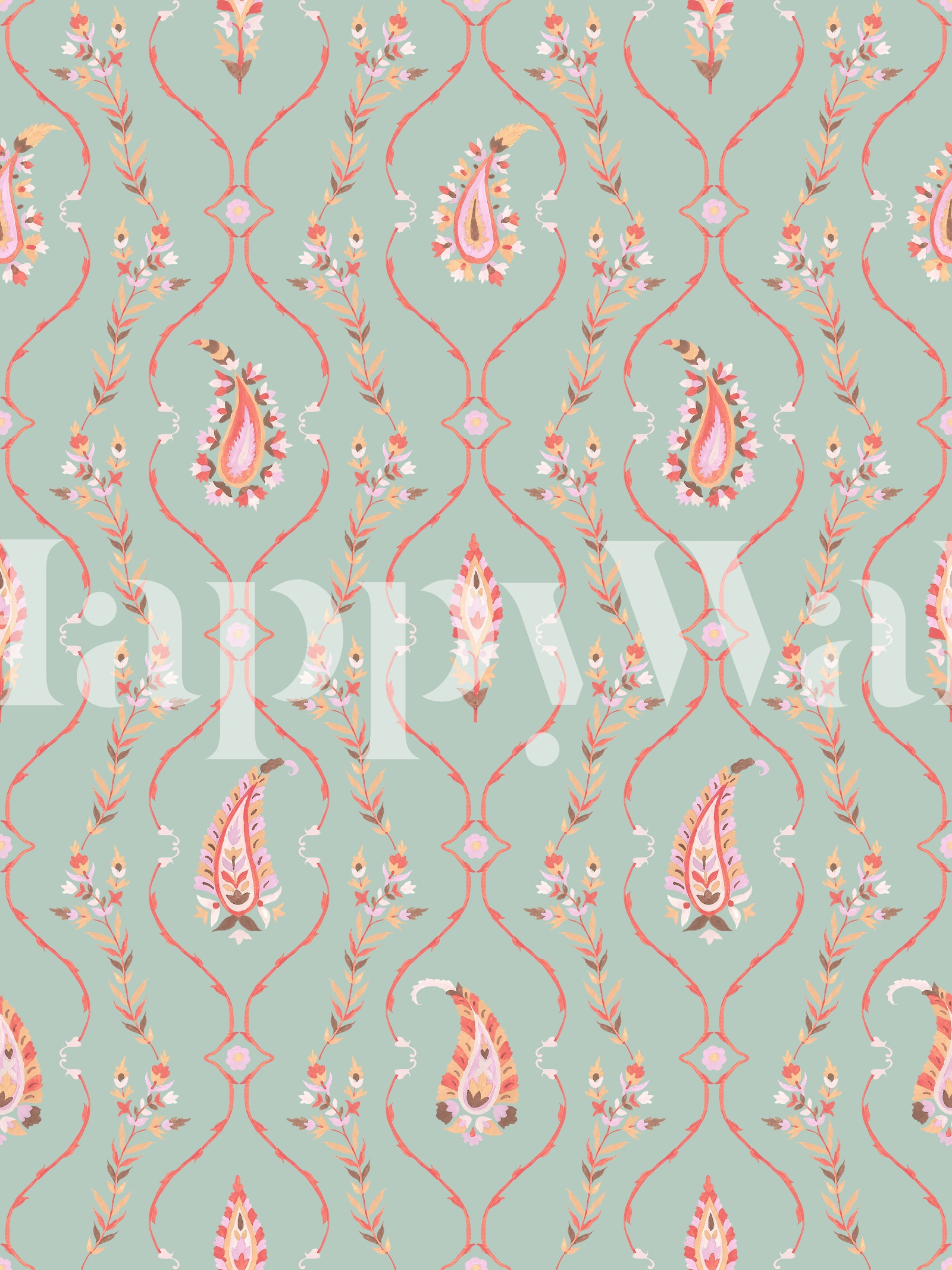 Pashmina Paisley Wallpaper - Happywall