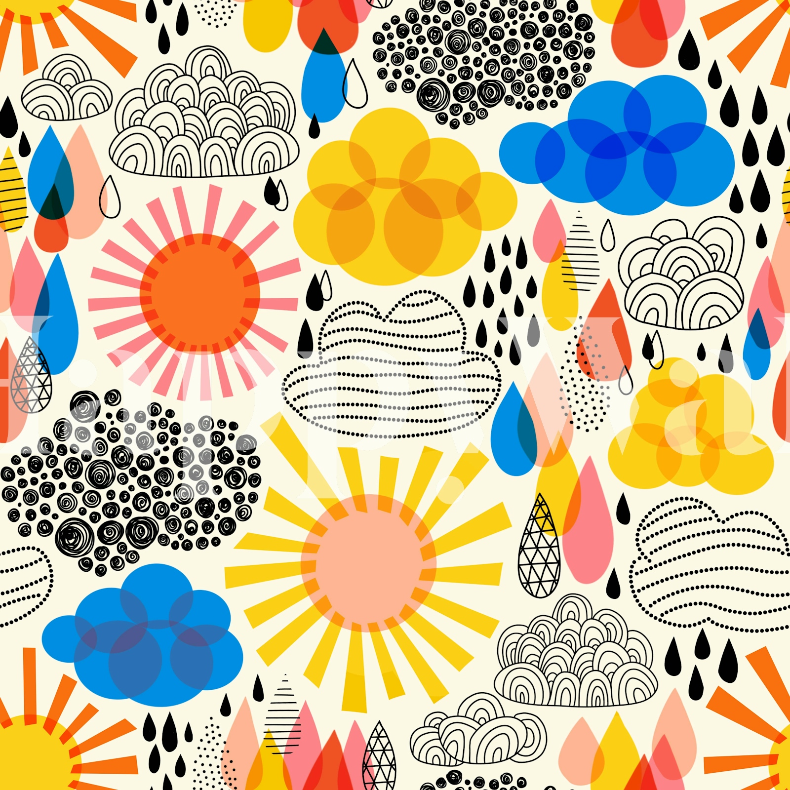 Colorful Weather Wallpaper | Happywall