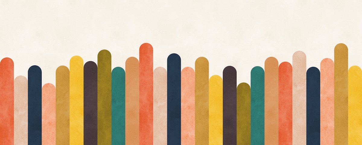 Colorful arches 2 Wallpaper | happywall.com