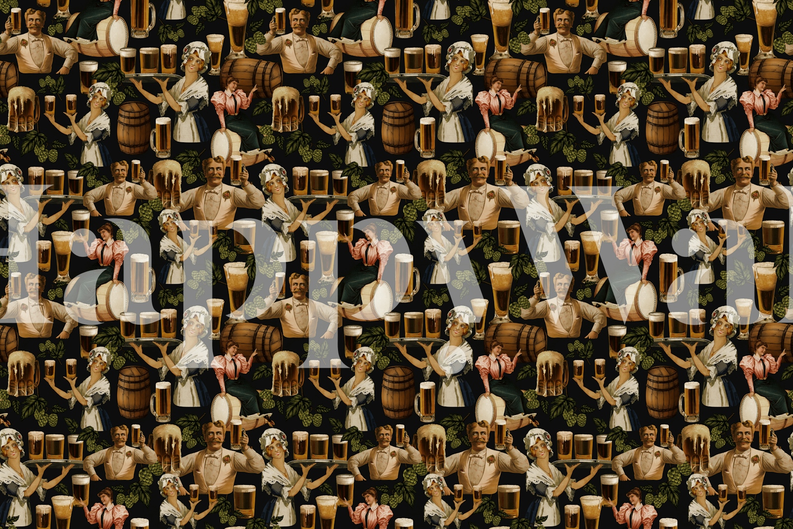 Beer-Themed Wallpaper - Happywall