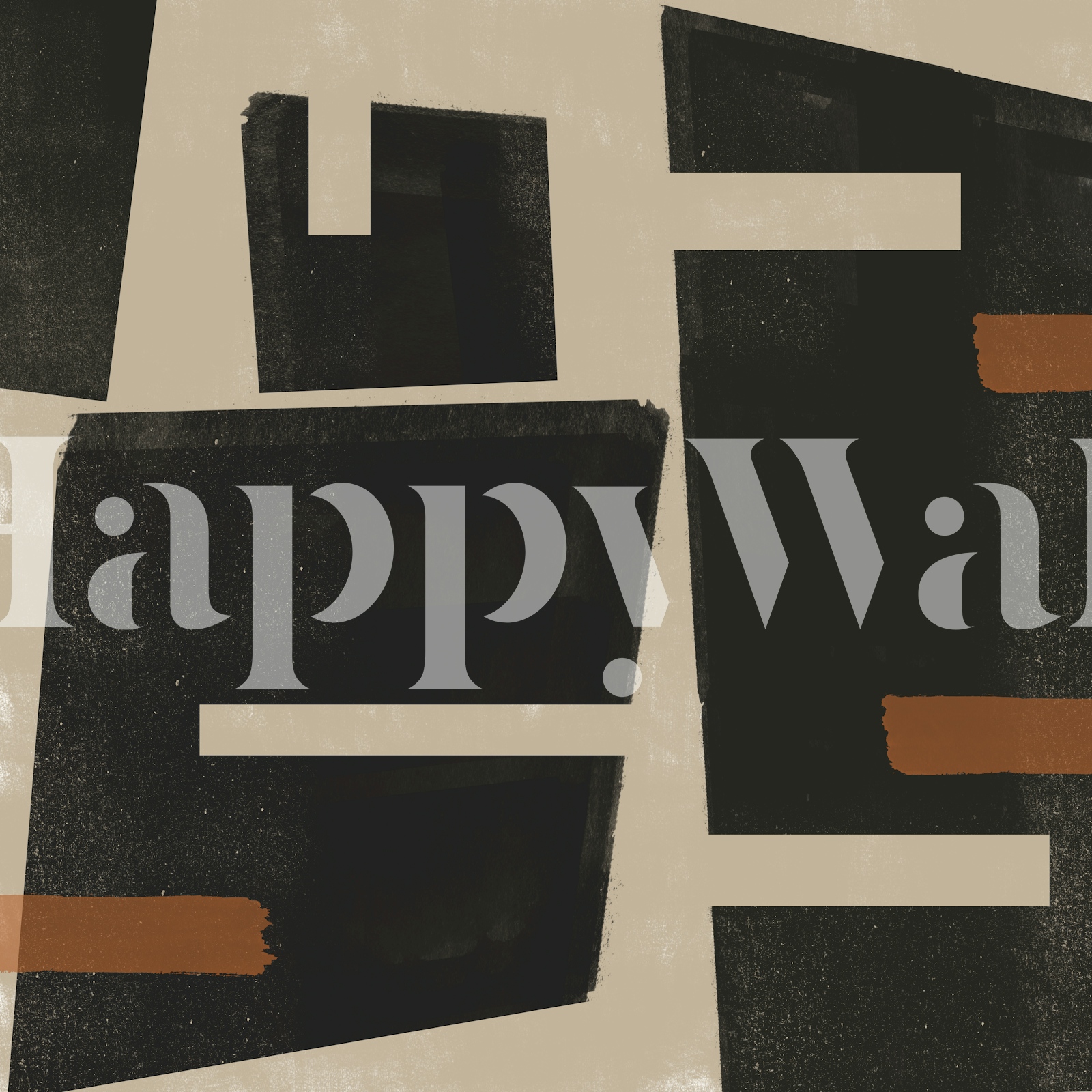 Modern Geo Shapes Wallpaper - happywall.com