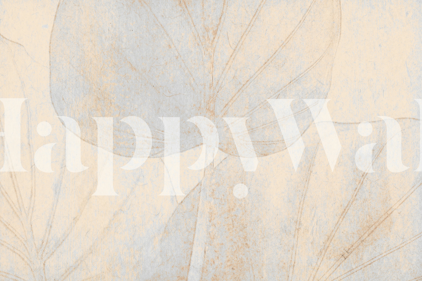 Washed Rainforest Leaves Wallpaper - happywall.com