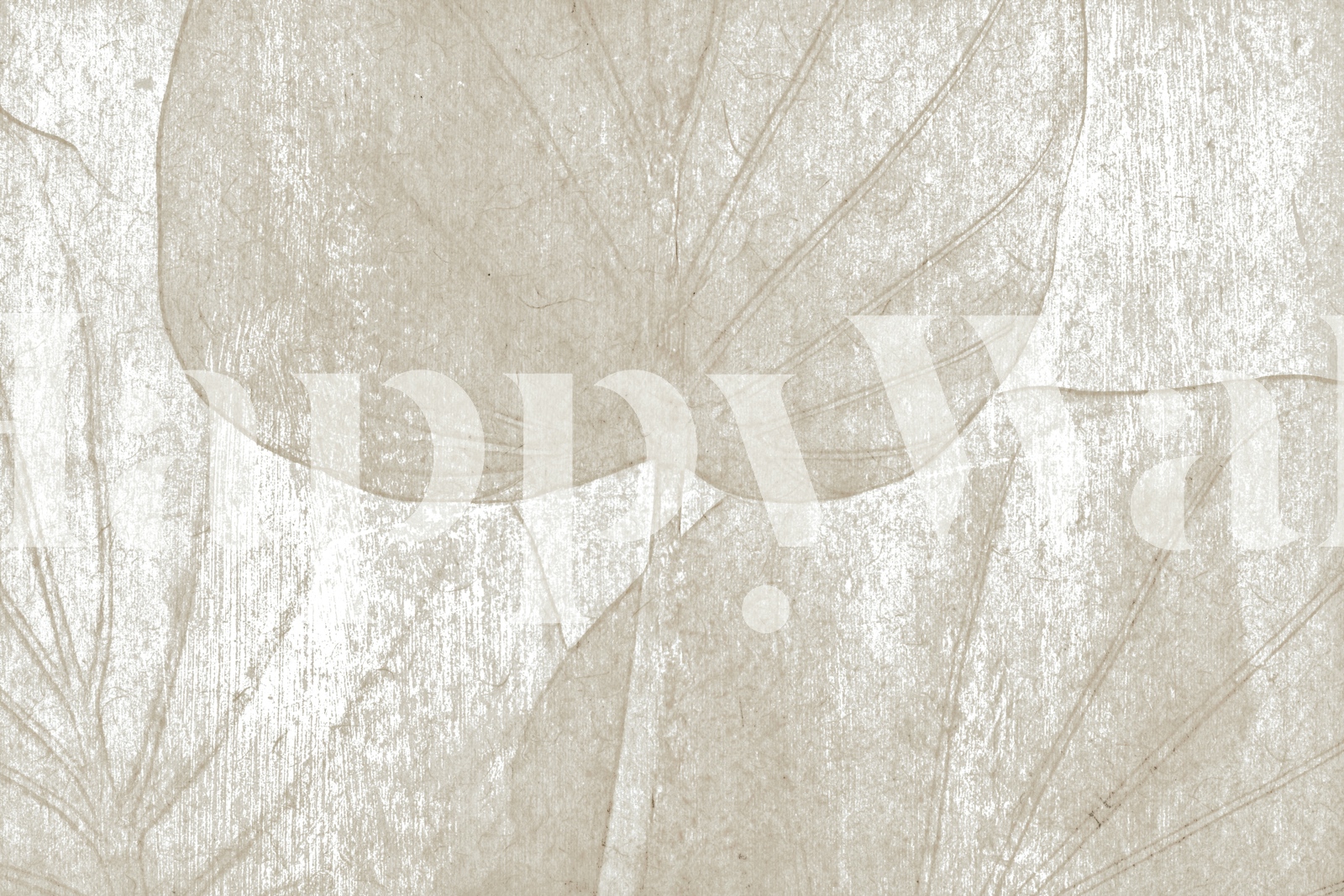 Neutral Leaf Pattern Wallpaper for Serene Rooms