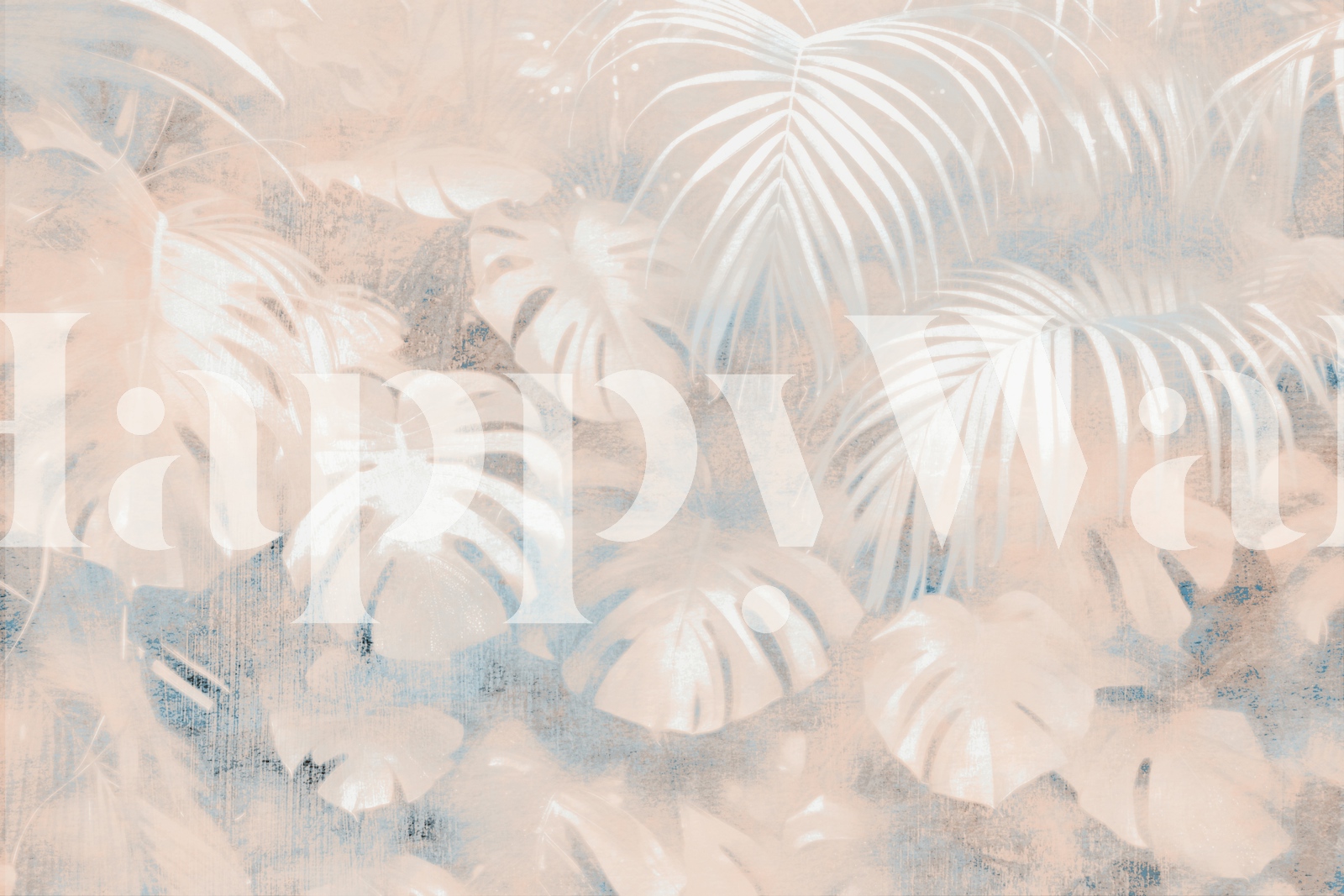 Soft Tropical Jungle Wallpaper - Happywall