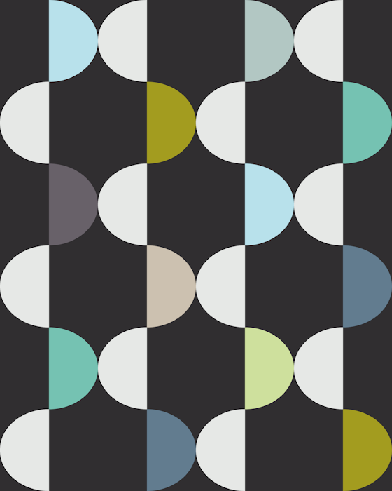 City life facade moonless night Wallpaper