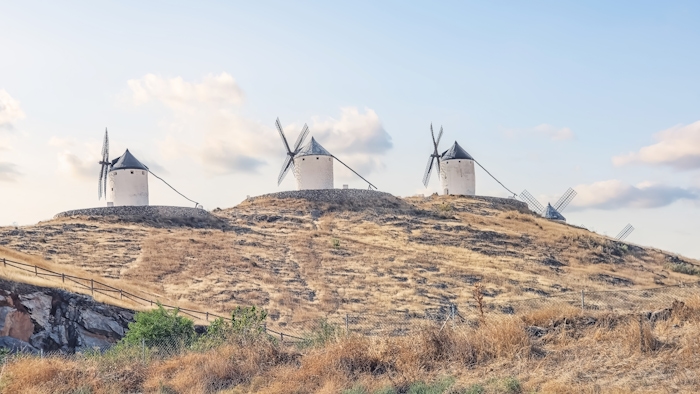 Windmills in La Mancha Wallpaper - Happywall