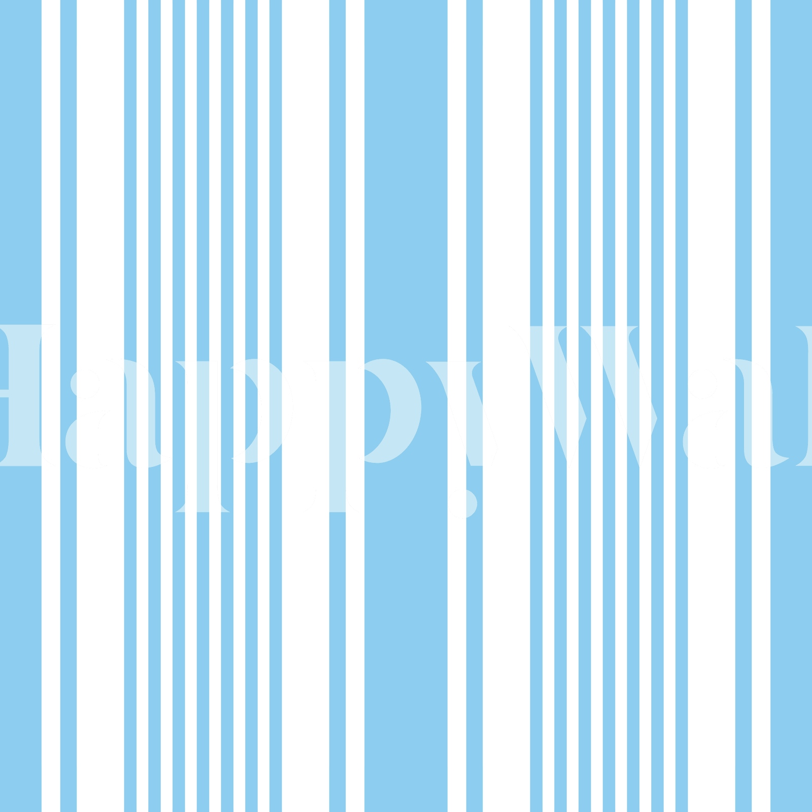 Classic stripes light blue wallpaper | happywall.com