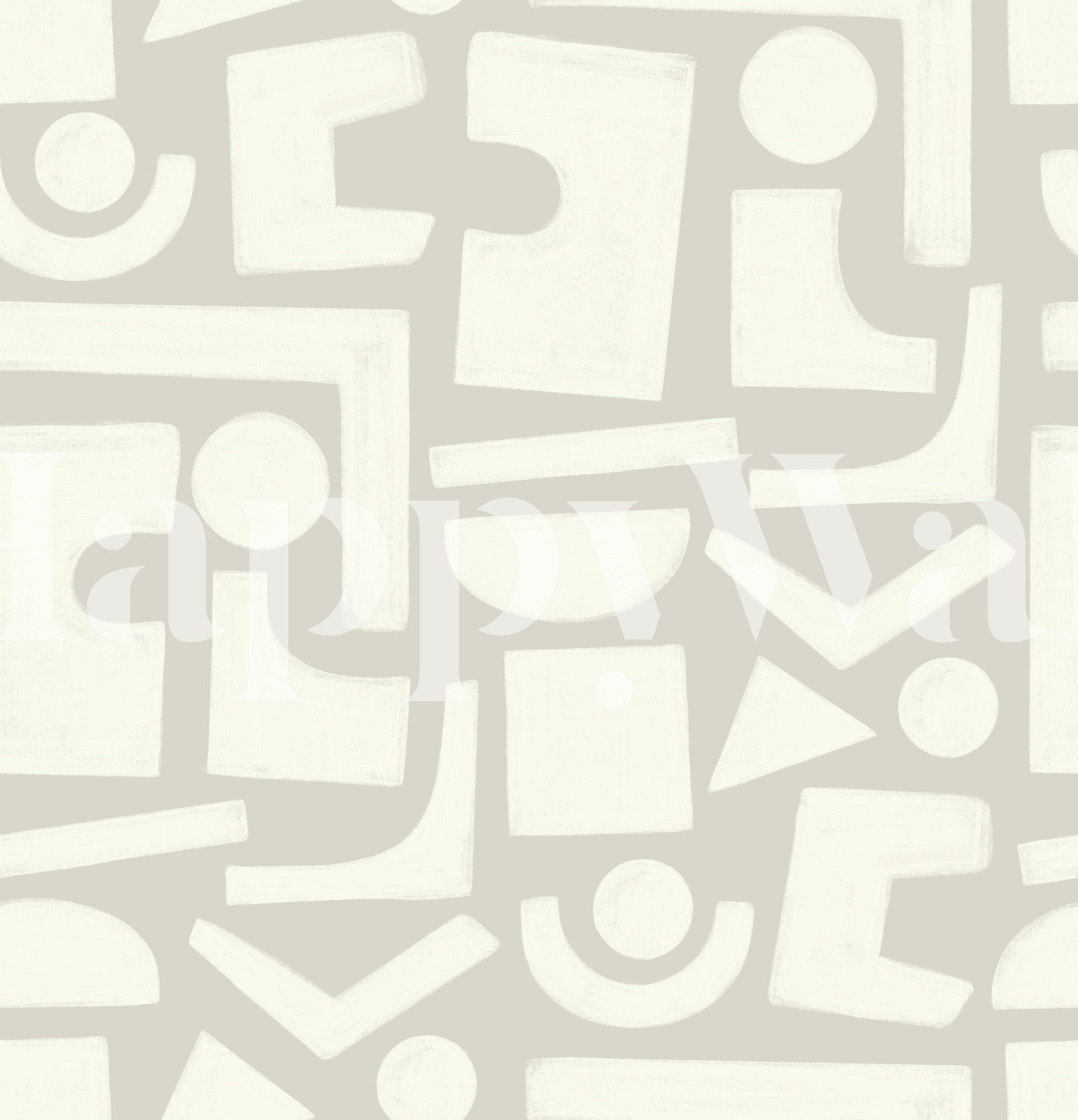 Light Gray Geometric Shapes Wallpaper