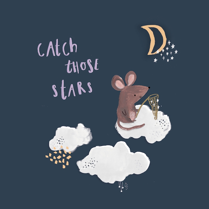 Catch Those Stars Wallpaper - Buy Online | Happywall