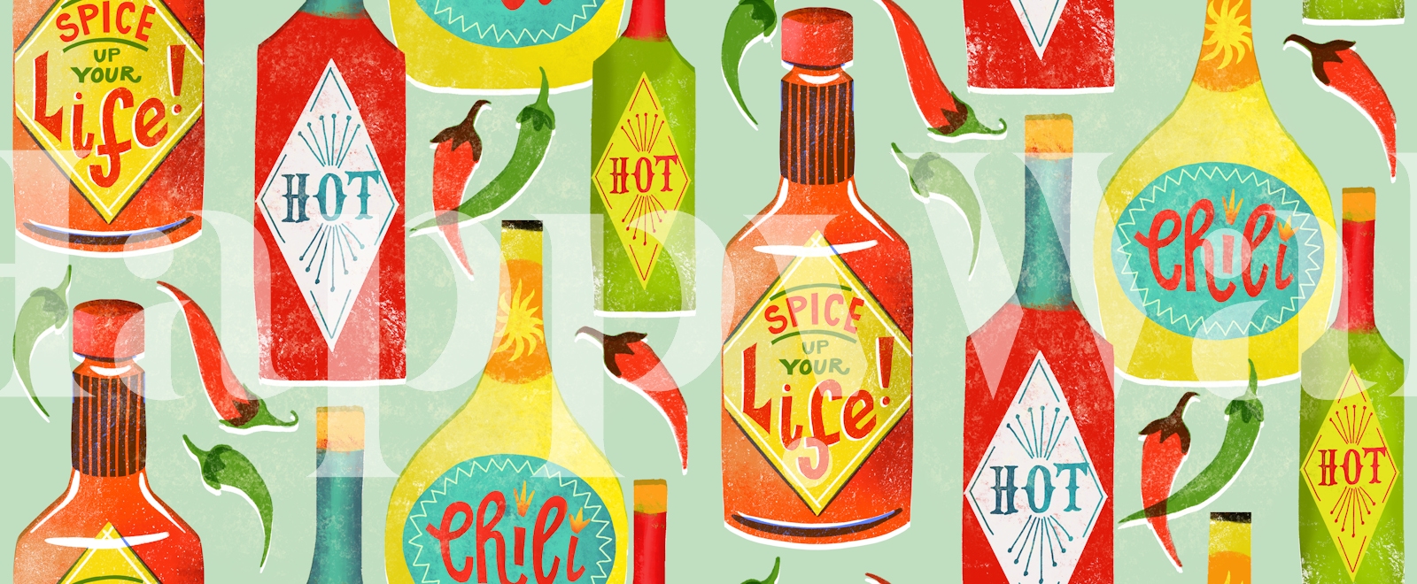 Spice Up Your Life Wallpaper | happywall.com
