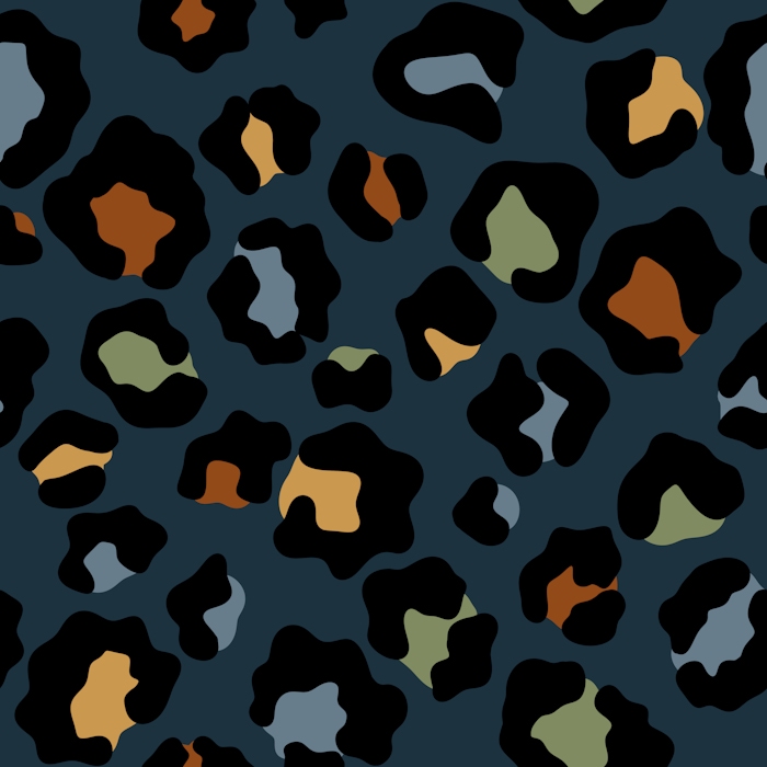 Dark Winter Leopard Wallpaper – happywall.com