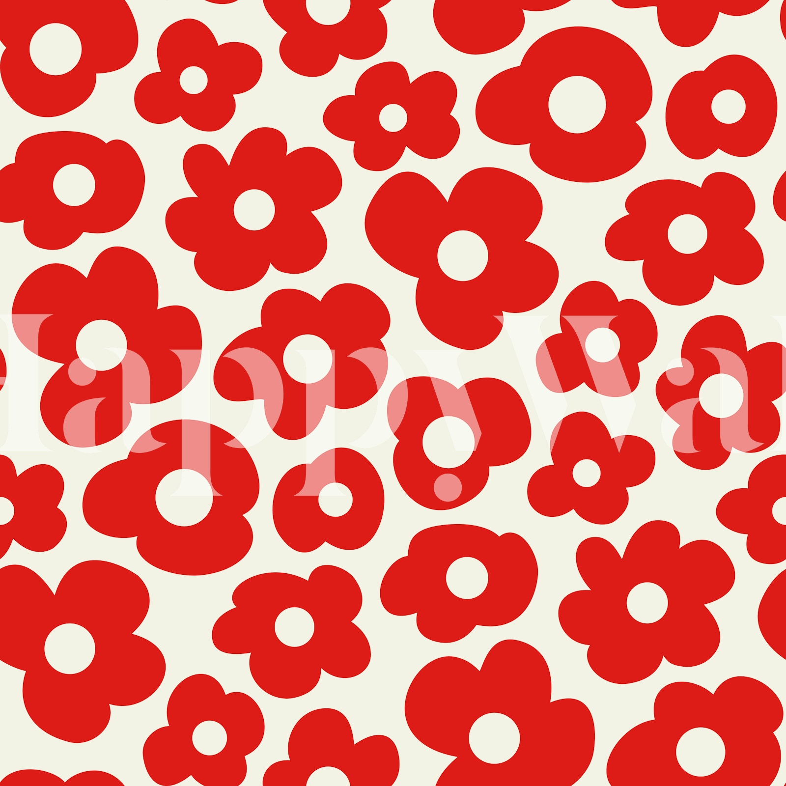 Red Flower Wallpaper | happywall.com