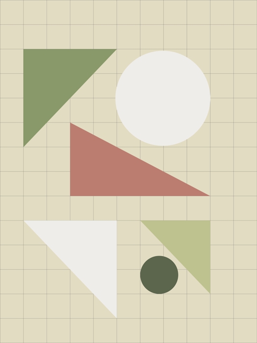 Checks & Shapes Wallpaper - happywall.com