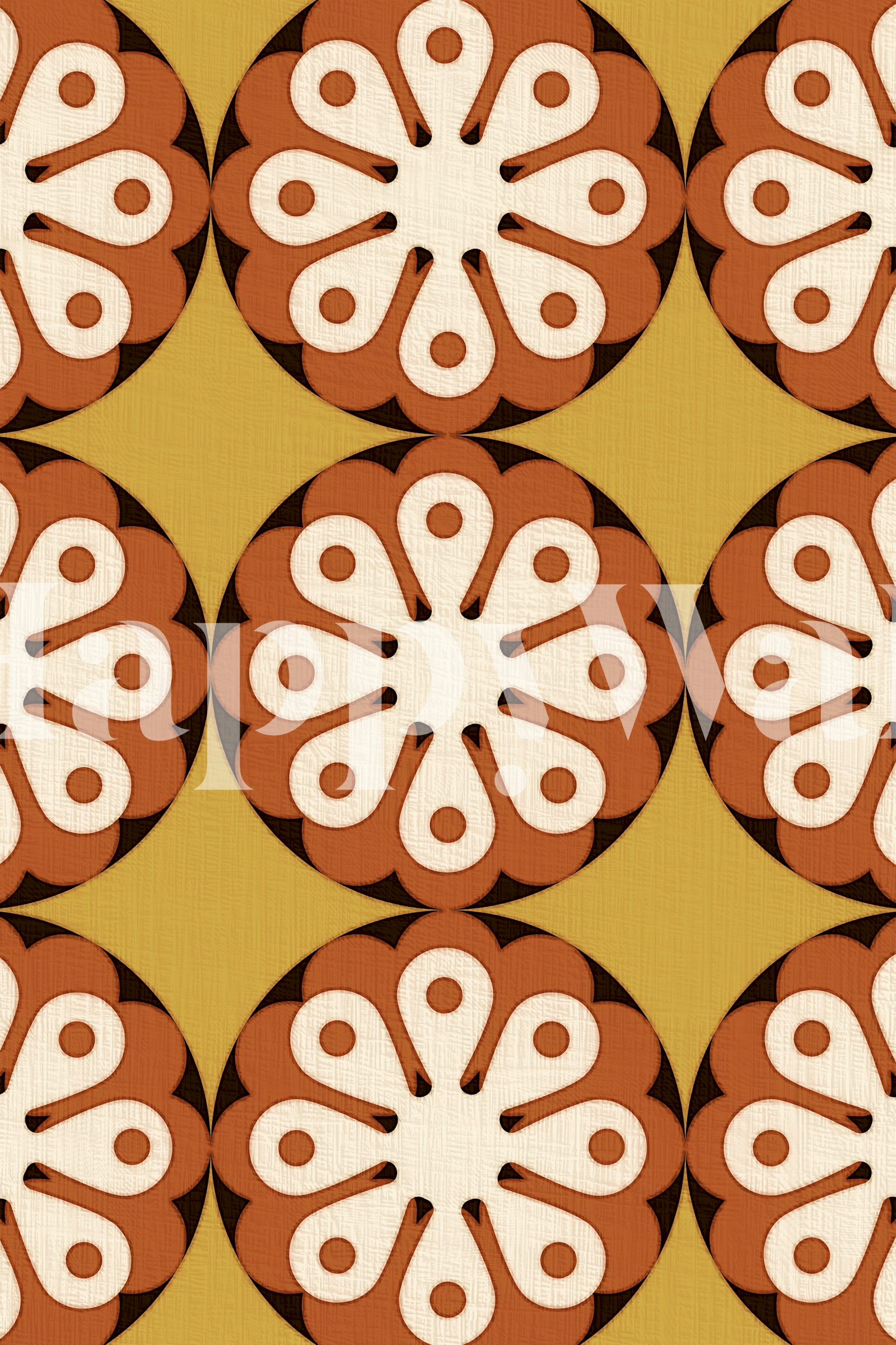 Groovy Retro 70s Fashion Wallpaper