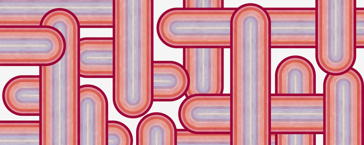 Retro Color Bands Wallpaper | happywall.com