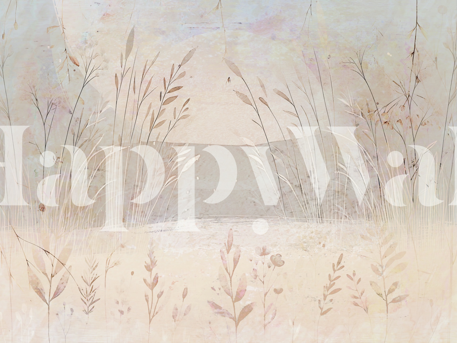 Serene Meadow View Wallpaper - happywall.com