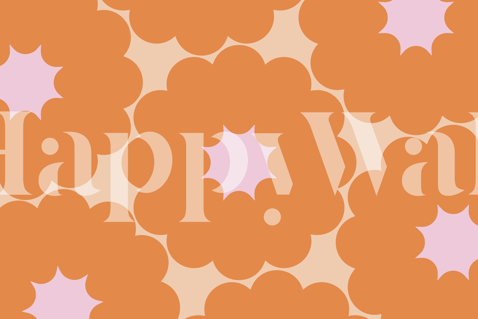 Abstract Bloom Art Wallpaper | Happywall