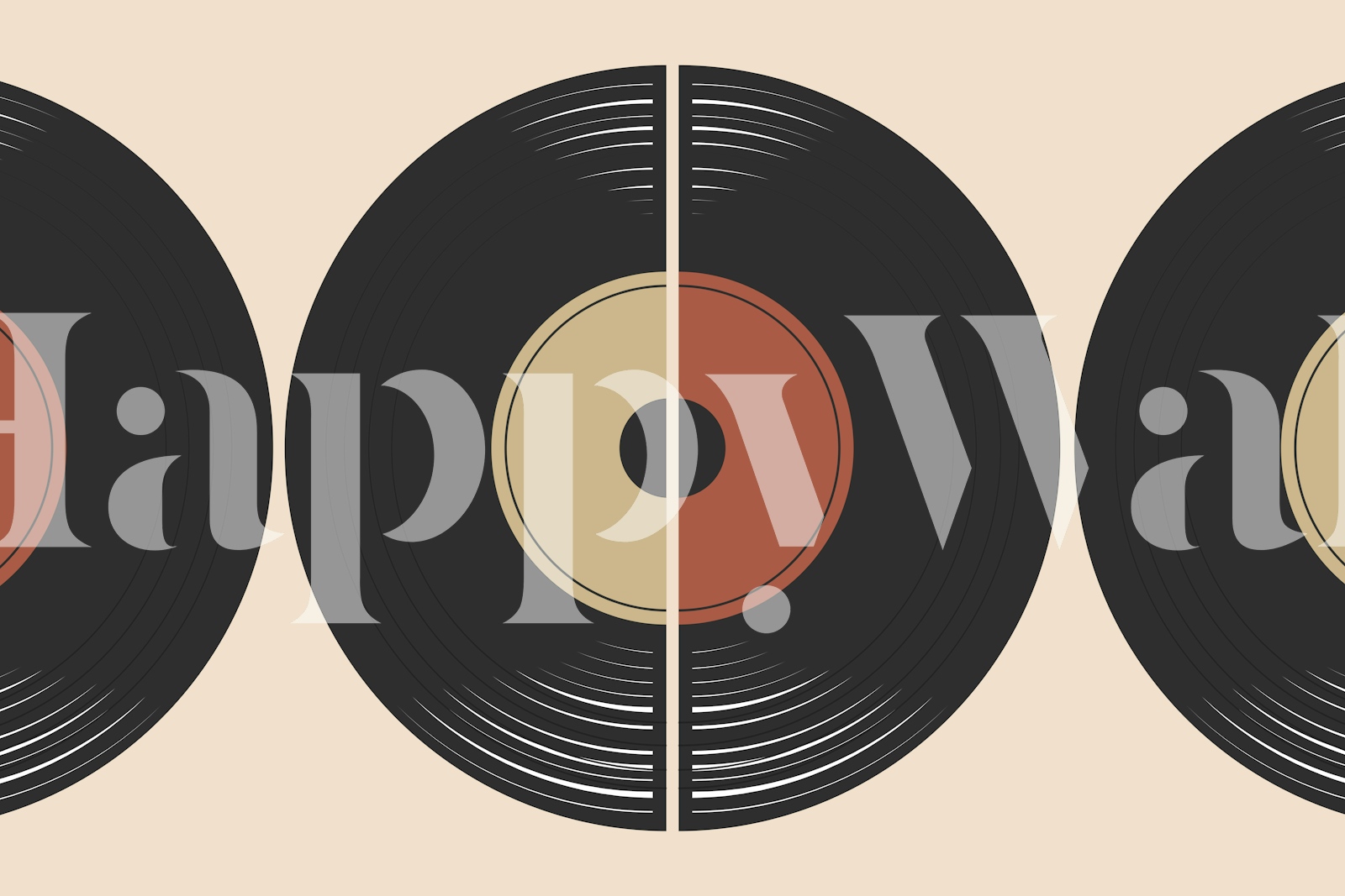 Vinyl Vibes Retro Decor | Happywall