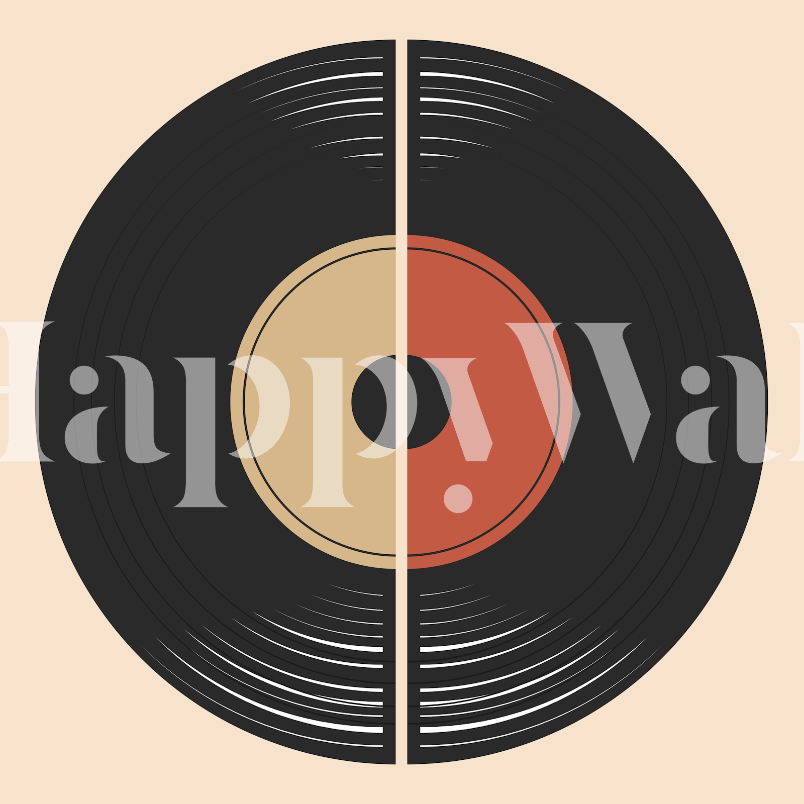 Vinyl Vibes Retro Decor | Happywall