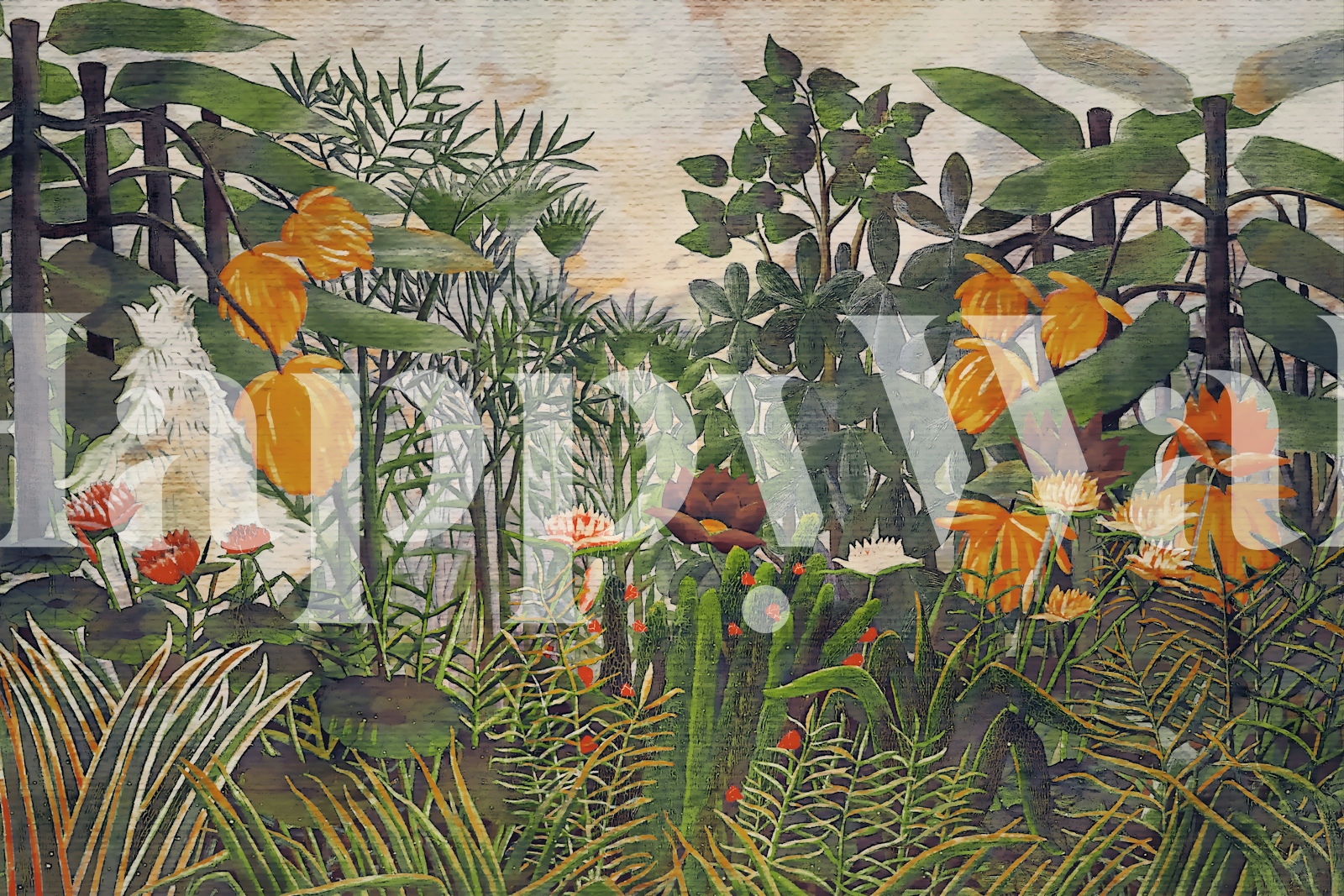 Exotic Flora Tapestry | happywall.com