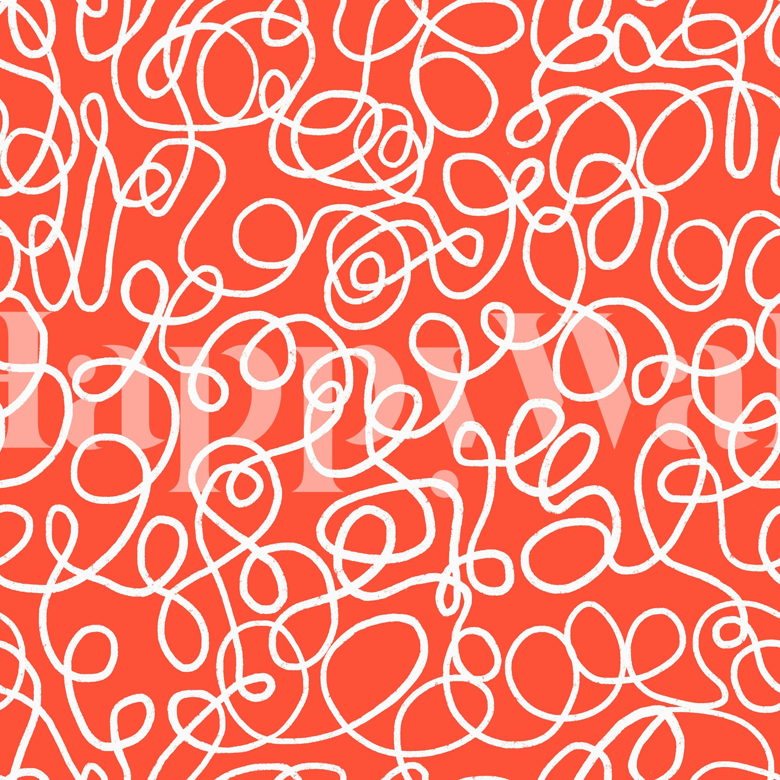 Loops and Knots Doodle Wallpaper | happywall.com