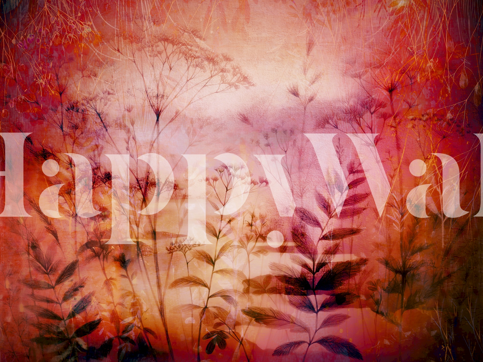 Autumn Hues Meadow Wallpaper - happywall.com