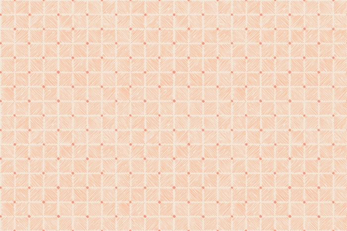 Peach Geometric Tile Wallpaper