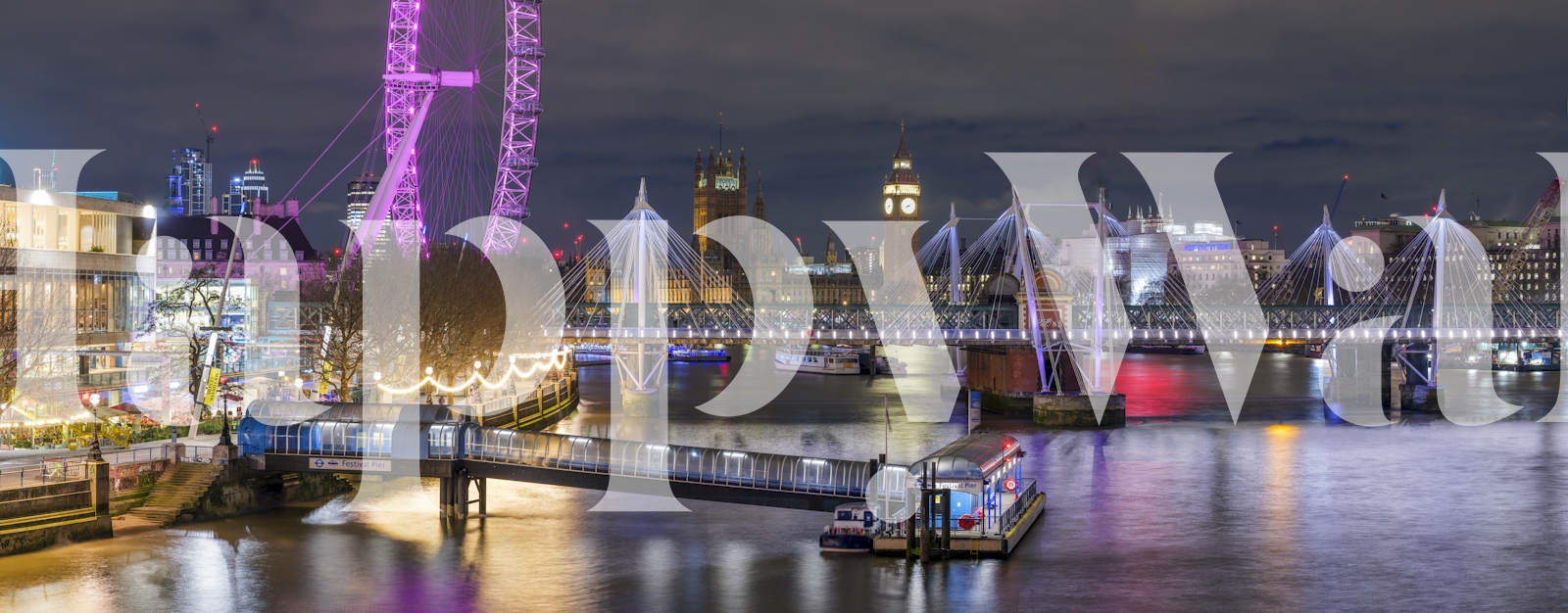 London Nightscape View Wallpaper