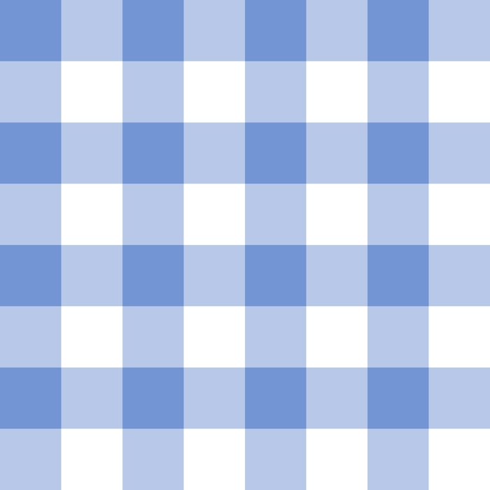 Gingham 8 Dark Pastel Blue Wallpaper