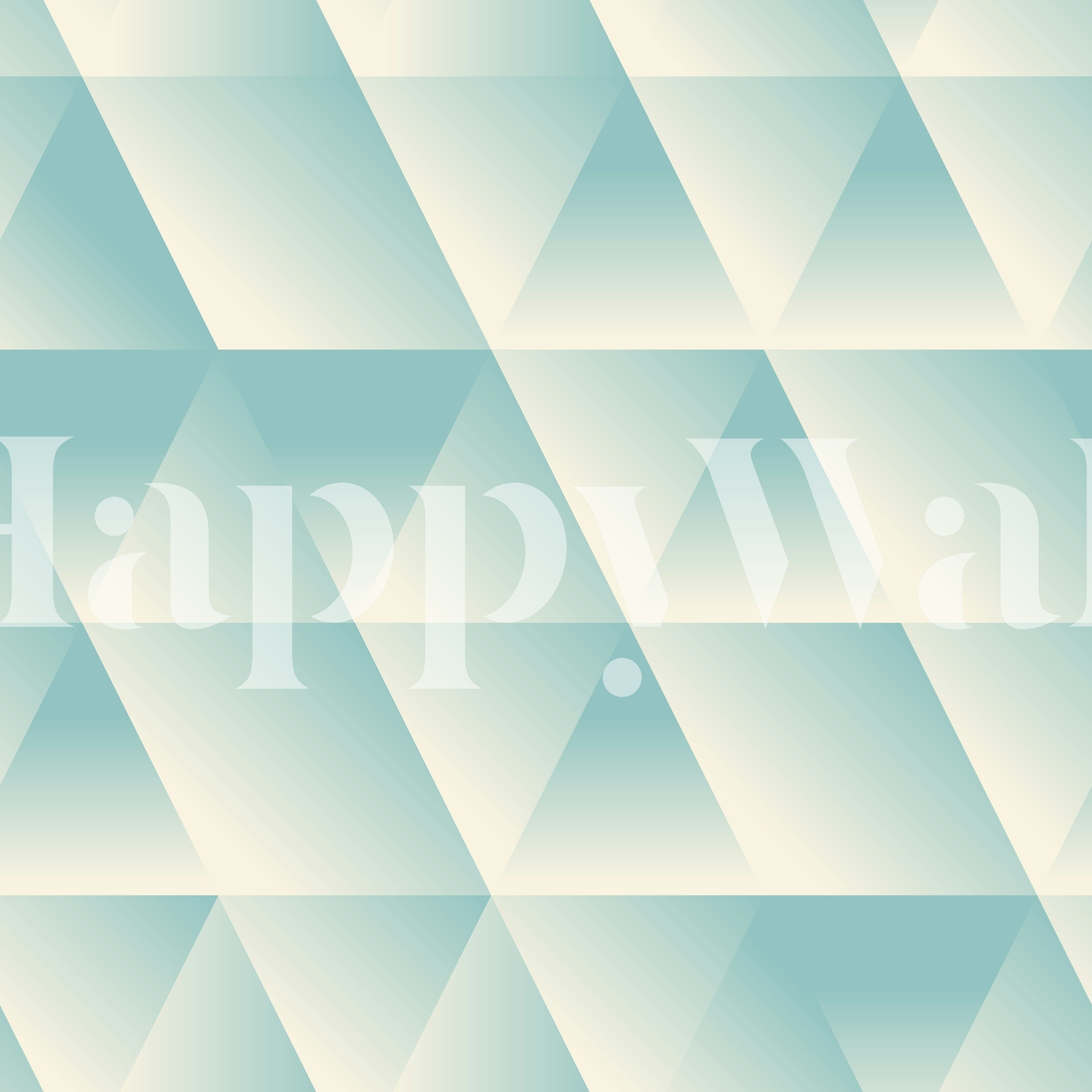 Oceanic Blue Crystals Wallpaper - Happywall